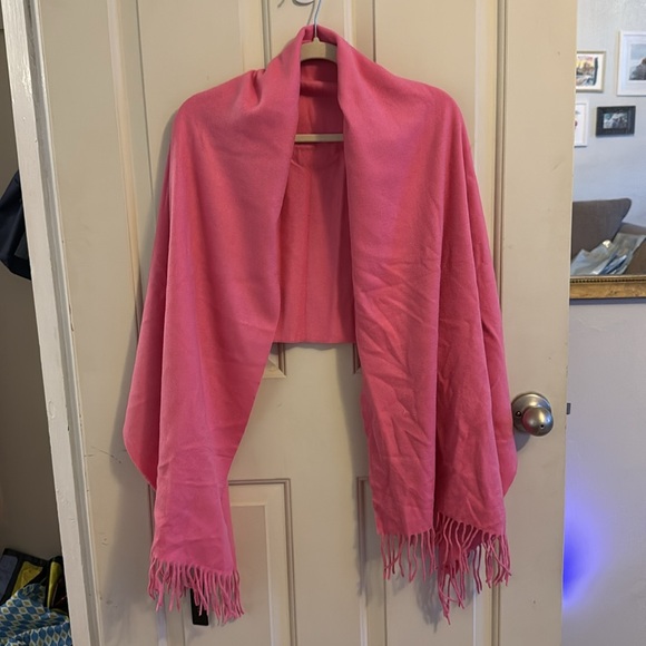 Talbots | Accessories | Talbots Pure Cashmere Scarf In Light Pink Nwt ...